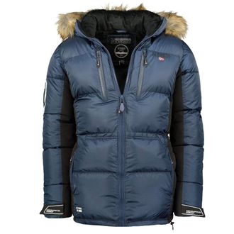Geographical Norway Danone Men - warme Daunenjacke, gesteppt, f&uuml;r Herren - Jacke mit warmem Futter f&uuml;r den Winter - Jacke mit langen &Auml;rmeln - F&uuml;llung aus hochwertigem lei