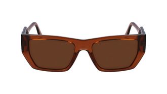 Karl Lagerfeld Unisex Kl6123s Sonnenbrille, Hellbraun, One Size