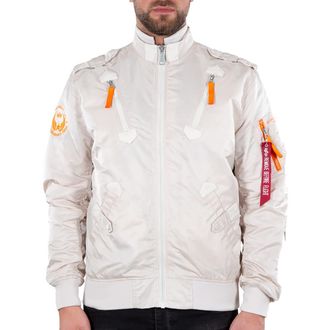 Alpha Industries Alpha Industries Herren Falcon II Bomberjacke, Jet Stream White, S