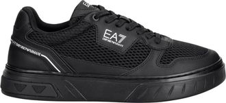 Emporio Armani Neuer Premium Court Sneaker - - Shoes - Herren - Schwarzk - 44 2/3 EU