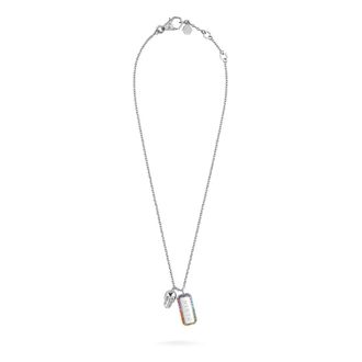 Philipp Plein Crystal Pendant Necklace - - Accessories - Damen - Grau - ONE SIZE