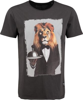 Key Largo Key Largo Herren KLLION Round T-Shirt, Anthra (1101), Large