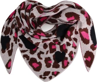 Glamexx24 Damen Winterschal Dreiecksform Schal: W&auml;rme Halstuch Trend Sehr Weicher Liebe Muster, Mischfarbe