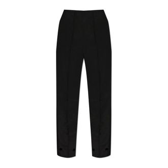 Maison Margiela Femme, Pantalons, Noir, Taille: 36 FR Pantalon droit