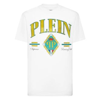 Philipp Plein T-Shirt Rundhals - - Tops - Herren - Wei&szlig; - 2XL