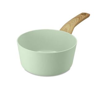 Menastyl Cuisson Casserole 16cm Colorama C&eacute;ladon - En Aluminium - Rev&ecirc;tement antiadh&eacute;sif en c&eacute;ramique - Tous feux dont induction