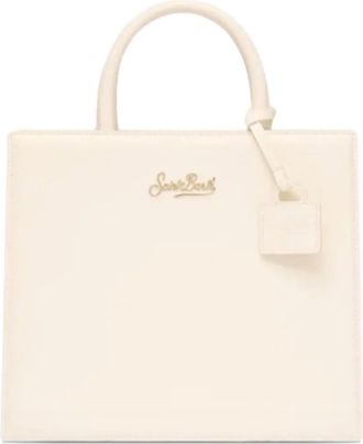 MC2 Saint Barth mini sac à main en cuir - Blanc