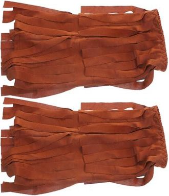 Holibanna Marque Couvre-Bottes &Agrave; Franges Pour Femmes Vintage En Polyester L&eacute;Ger R&eacute;Sistant &Agrave; La D&eacute;Coloration Accessoire Hippie Pour Festival De Musique Et Perfor