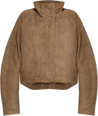 AllSaints Femme, Vestes, Brun, Taille: 38 FR Veste Ryder en Su&egrave;de