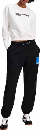 Karl Lagerfeld Karl Lagerfeld Jeans, Damen, Relaxed Sweatpant, Relaxed Fit, Schwarz, XS