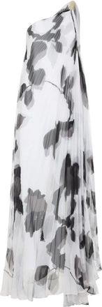 Max Mara Femme, Robes, Multicolore, Taille: 34 FR Pianoforte Fuggito Long Dress