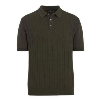 Oscar Jacobson Strukturierte Polo Skjorte - - Tops - Herren - Gr&uuml;n - L