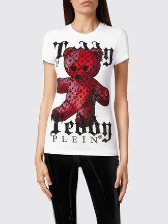 Philipp Plein T-shirt en jersey coupe slim avec imprim&eacute; Teddy et strass