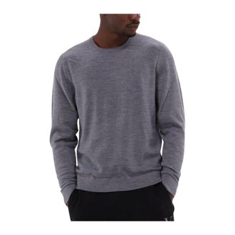 Calvin Klein Superior Wollpullover mit Rundhalsausschnitt - - Knitwear - Herren - Grau - S