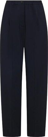 Seventy Femme, Pantalons, Bleu, Taille: 36 FR Pantalon carotte &eacute;lastiqu&eacute; longueur cheville