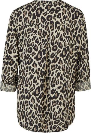 Doris Streich Langarmbluse mit Leo-Print