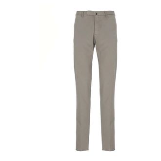 Incotex Homme, Pantalons, Gris, Taille: L Pantalon en Coton Gris avec Poches