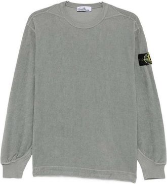 Stone Island Rundhalspullover - Grau
