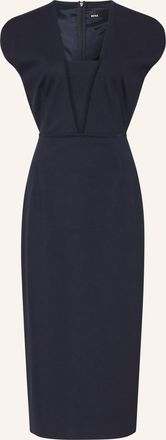 HUGO BOSS Etuikleid Dorlita blau