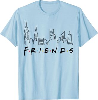 Friends TV-Show Skyline Logo NYC Vintage-Fansitcom Geek aus den 90ern T-Shirt