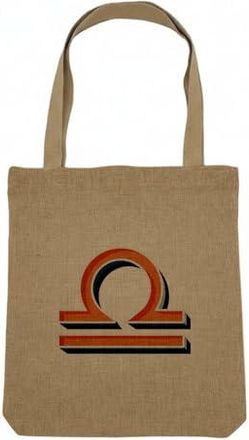 Fabulous Sac Shopping Tote Bag Aspect Lin - Balance Signe astrologie Zodiaque Astres M&eacute;taphore Symbole Figure Allegorie - Sac de Courses Toile Epaisse 360g Bei