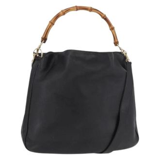 Gucci Sac bandouli&egrave;re vintage Pre-owned - Femme - Pre-owned - Noir - Taille: ONE Size