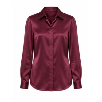 Dolce & Gabbana Seidenhemd - - Blouses & Shirts - Damen - Rot - XL