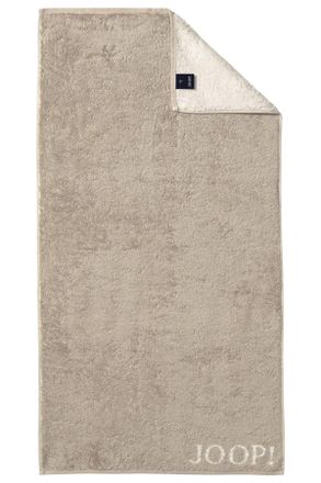 Joop Duschtuch Classic Doubleface, Sand, Textil, Uni, 80x150 cm, Made in Germany, Oeko-Tex Standard 100, saugf&auml;hig, Aufh&auml;ngeschlaufe, strapazierf&auml;hig, ange