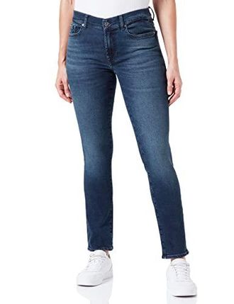 7 For All Mankind Roxanne Luxe Vintage Jeans, Dark Blue, Regular aux Femmes