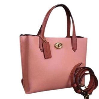 Coach Pre-owned Leder Schultertasche - - Pre-owned - Damen - Rosa - ONE SIZE