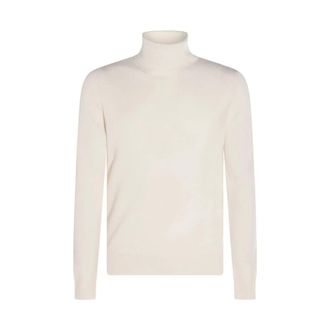 Malo Rollkragenpullover - - Knitwear - Herren - Wei&szlig; - 3XL