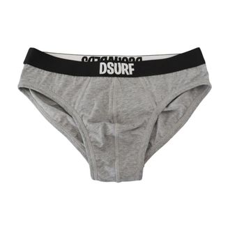Dsquared2 Graue Baumwollbriefs Unterw&auml;sche - - Underwear - Herren - Grau - M
