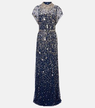 Jenny Packham Verzierte Robe Sylvie