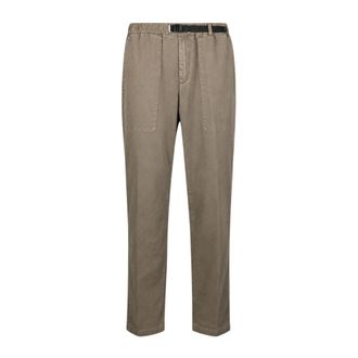 White Sand Geradlinige Hose mit G&uuml;rtel - - Trousers - Herren - Gr&uuml;n - M