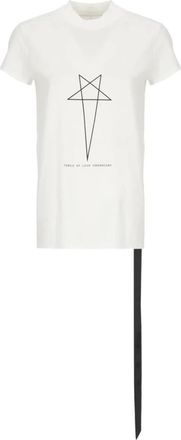 Rick Owens Femme, Tops, Blanc, Taille: 38 FR Small Level T-Shirt