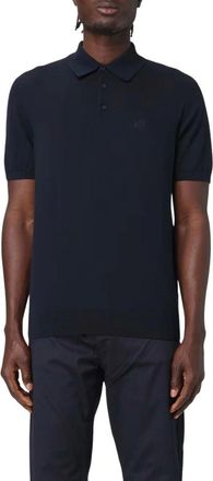 A|X Armani Exchange Homme, Pulls, Bleu, Taille: XL Polo Coupe Standard avec Logo Signature