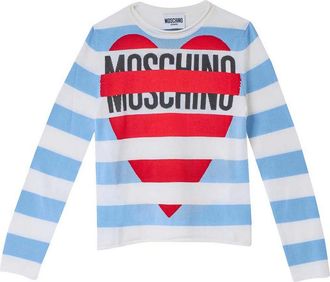 Moschino Pull Col Rond - Multicolore