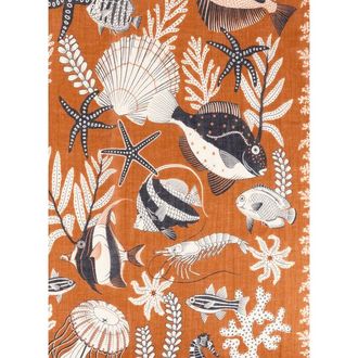 Inou&iuml; Editions Foulard imprim&eacute; en coton