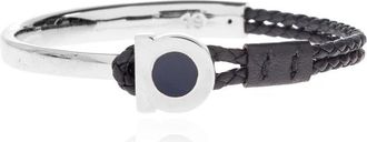 Ferragamo Homme, Accessoires, Bleu, Taille: M Logo Bracelet