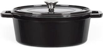 Livoo Cocotte Ovale En Fonte 29cm Noir - MEP129N