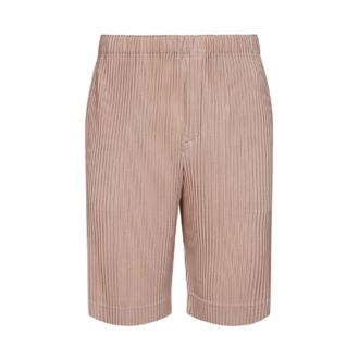 Issey Miyake Color Pleats 2 Shorts - - Shorts - Herren - Rot - M