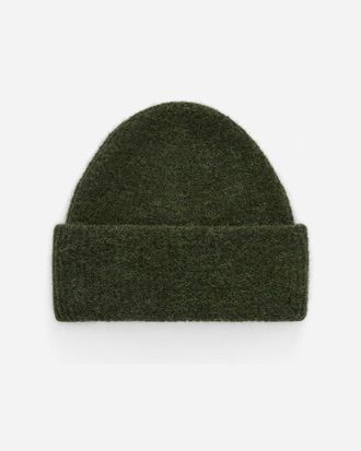 Arket Beanie Aus Alpakawolle Und Wolle -Gr&uuml;n