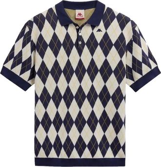 Kappa Homme, Tops, Bleu, Taille: L Giovani Argyll Polo