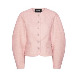 Rotate Cocoon-&Auml;rmel-Jacke - - Jackets - Damen - Rosa - XS
