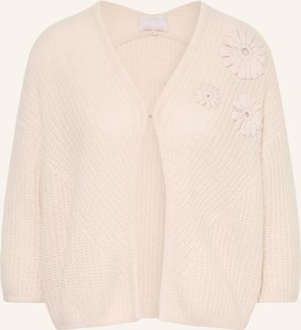 Hemisphere Hemisphere Strickjacke Mit Cashmere Und 3/4-Arm beige