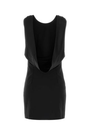 Andamane Open Mini Dress - Black