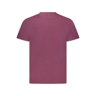 Tommy Hilfiger Logo-Embroidered Cotton T-Shirt - Purple