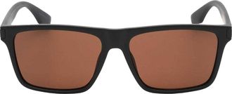 Calvin Klein CK20521 410 Sonnenbrille f&uuml;r Herren, Matt (Marine/Braun)