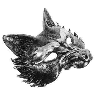 Valiclud Levemolo PU Schaum 3D Fuchs Halbgesichtsmaske Schwarz Leichte Tiermaske f&uuml;r Halloween Party und Kost&uuml;m Atmungsaktive Verkleidungsmasken f&uuml;r Erwachsene