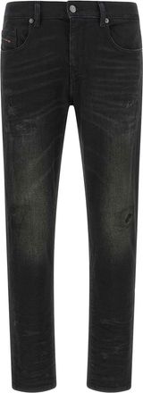Diesel Straight Leg Jeans - Schwarz